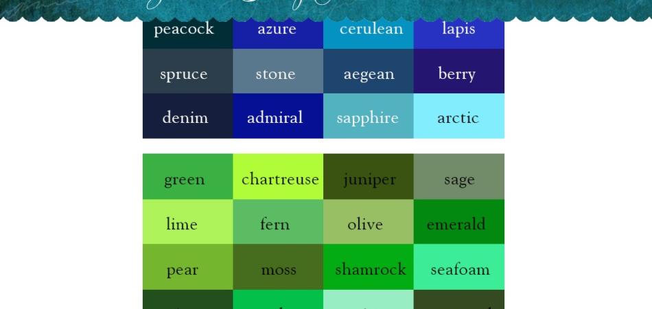 La guida definitiva ai nomi dei colori | Giornalettismo